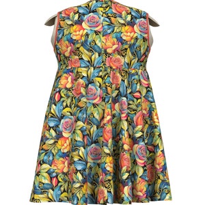 Vintage Curvy Sewing Pattern, 1950s Plus Size, Wrap Style Dress, Multi ...