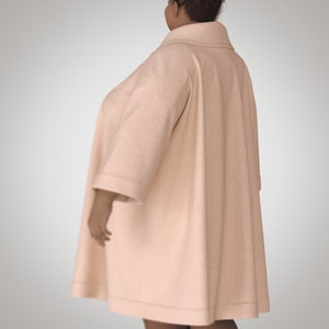 Plus Size Vintage 1950s Swing Coat Sewing Pattern With Raglan Sleeve Us ...