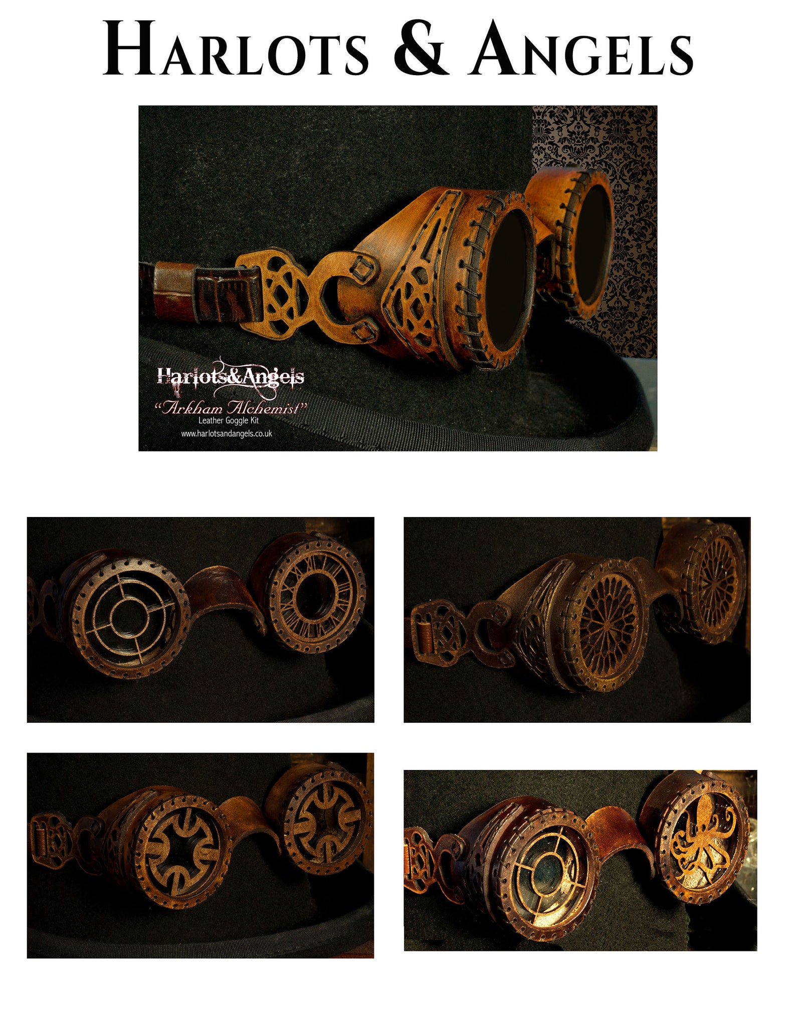 Steampunk Goggles DXF Laser Cutting Pattern Files, Digital Download - Etsy