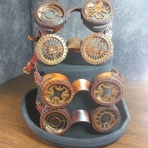 Steampunk Goggles DXF Laser Cutting Pattern Files, Digital Download - Etsy