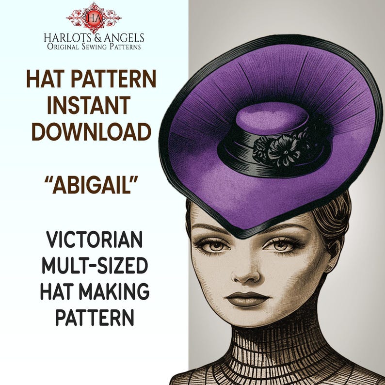 Victorian Steampunk Hat Making Pattern: Millinery Cosplay (digital ...