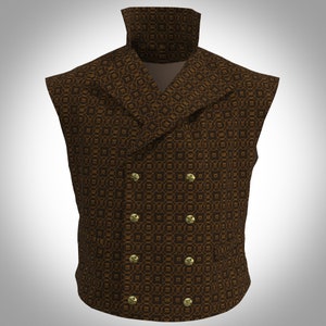 Sewing Pattern XL for Steampunk Vest, Digital Download Sizes Below - Etsy