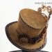 Steampunk Easy Pattern for Mini Top Hat, in Leather or Fabric ...