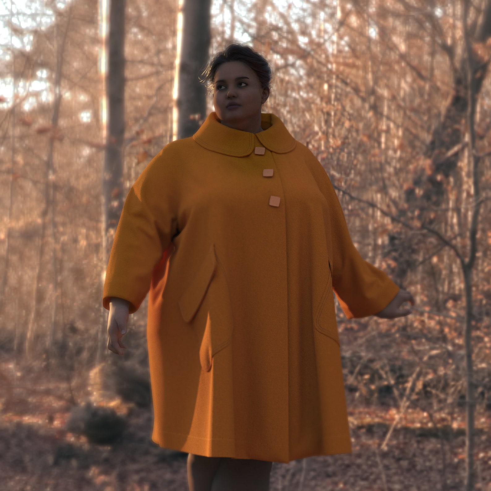 Plus Size Vintage 1950s Swing Coat Sewing Pattern, Digital Download, Us ...