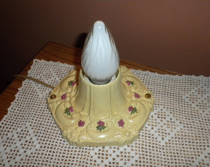 Vintage Shabby Chic Ceiling Light Fixture Reserved for Suzanne - Etsy