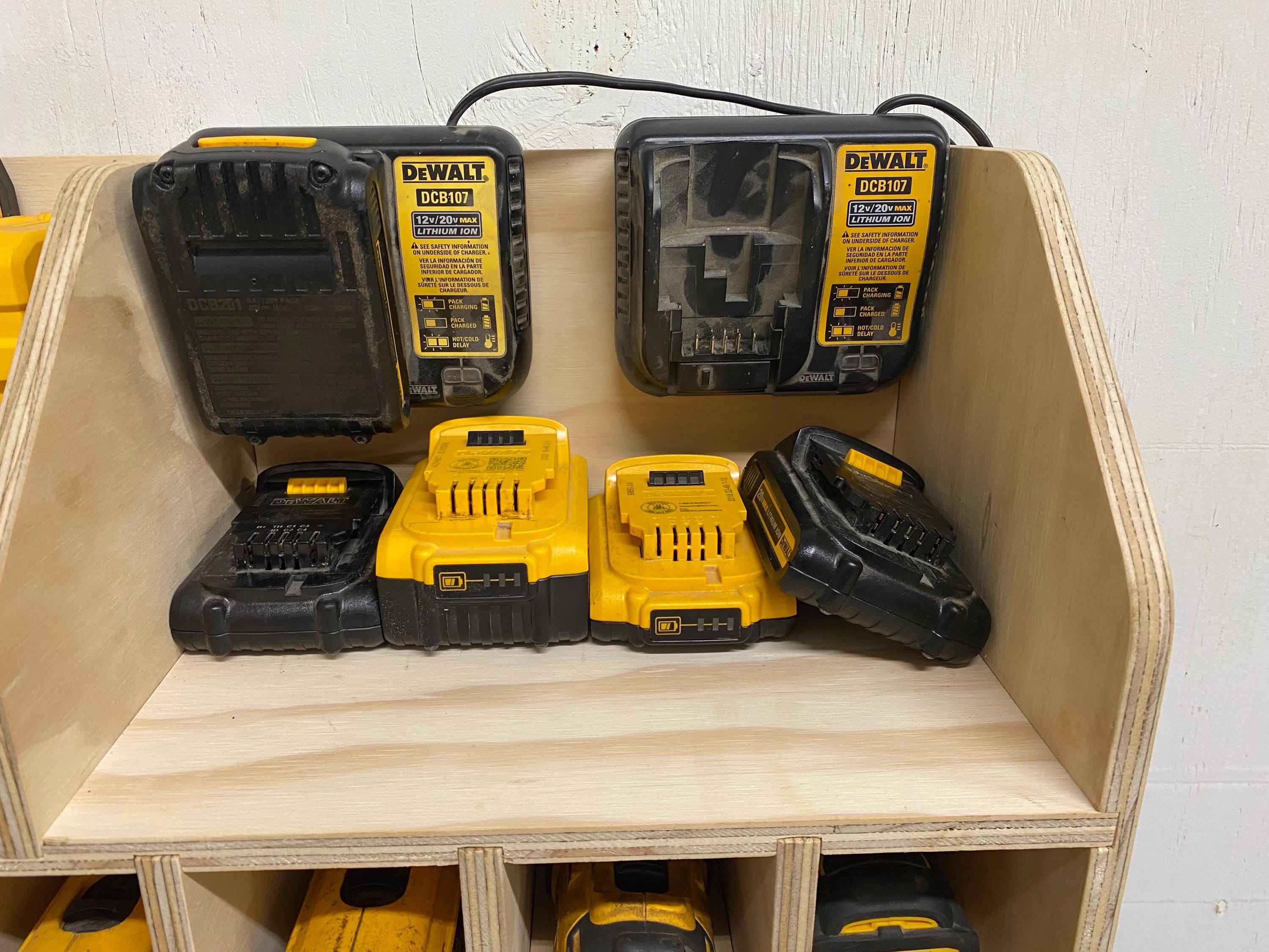 5 Slot Cordless Drill Organizer: Garage Tool Storage Rack - Etsy