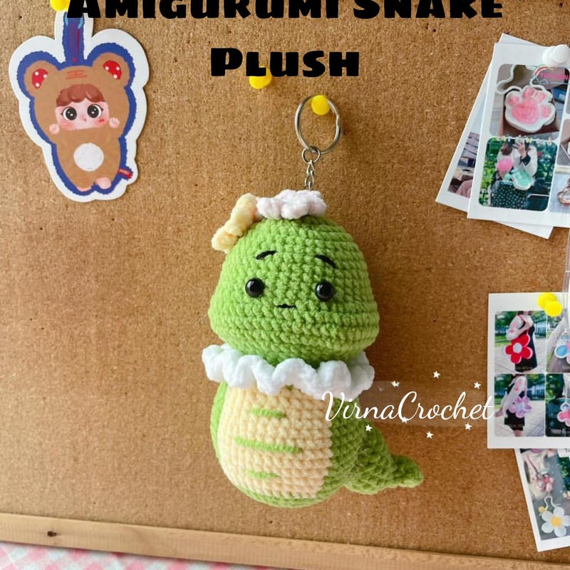 Snake Keychain - Etsy