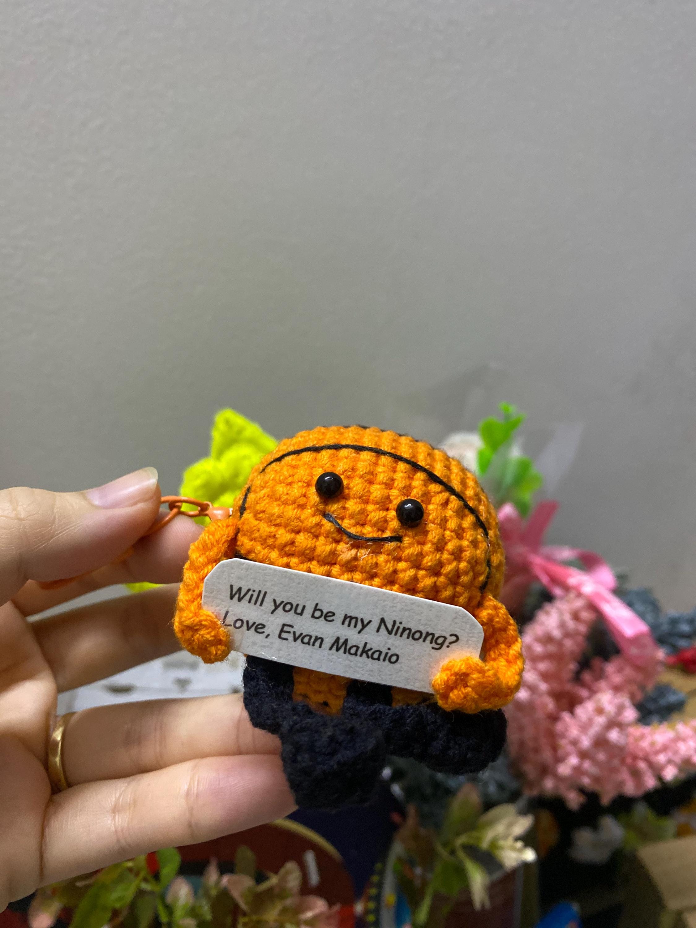 Handmade Crochet Basketball Keychain –amigurumi Plush Toy,crochet Mini ...