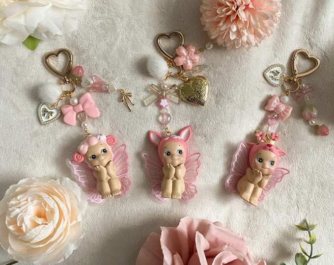 Petal Sonny Angel Keychains - Etsy