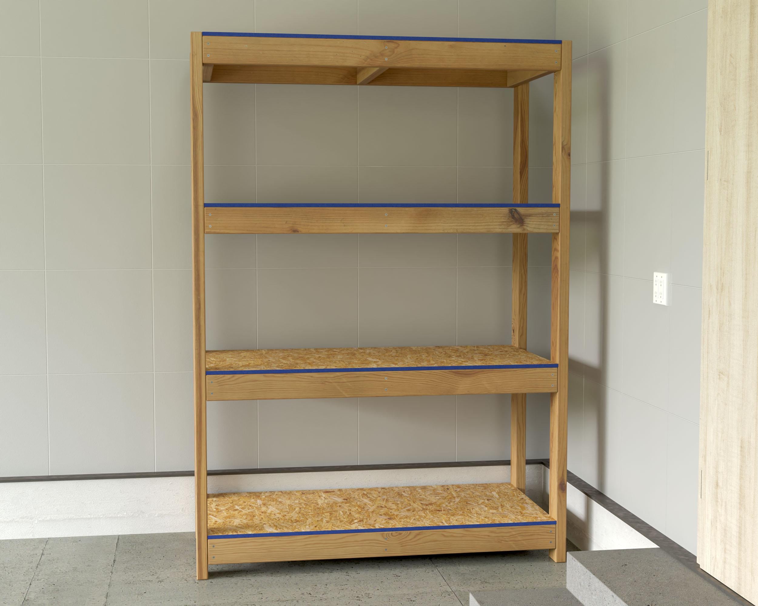 DIY PDF 2x4 Garage Shelf Plans – Build Sturdy and Affordable Storage ...