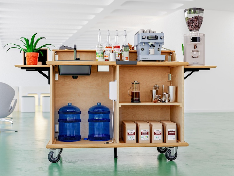 DIY PDF Collapsible Coffee Cart Plans – Build a Portable and ...