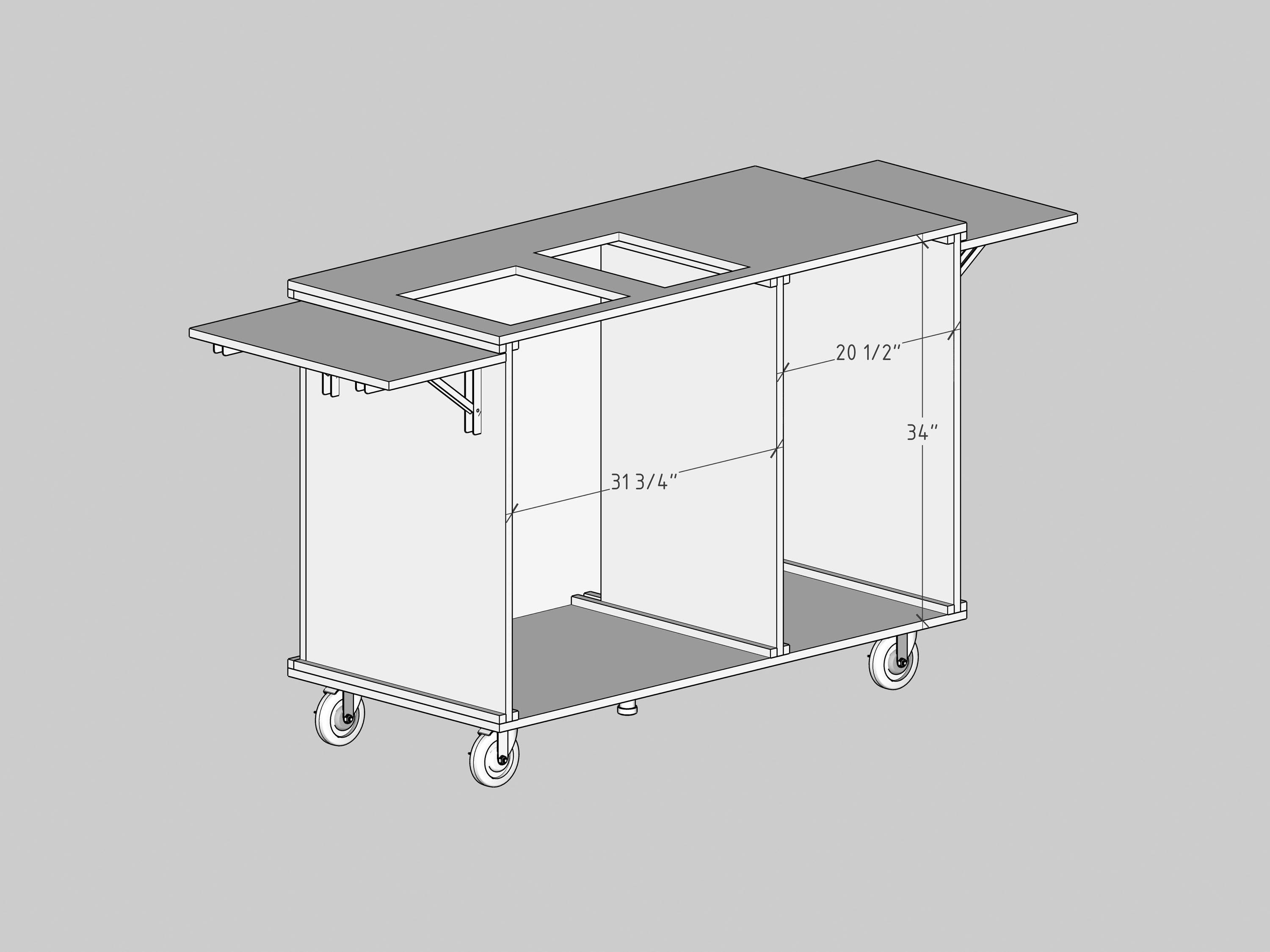 DIY PDF Collapsible Matcha Cart Plans – Build a Portable, Professional ...