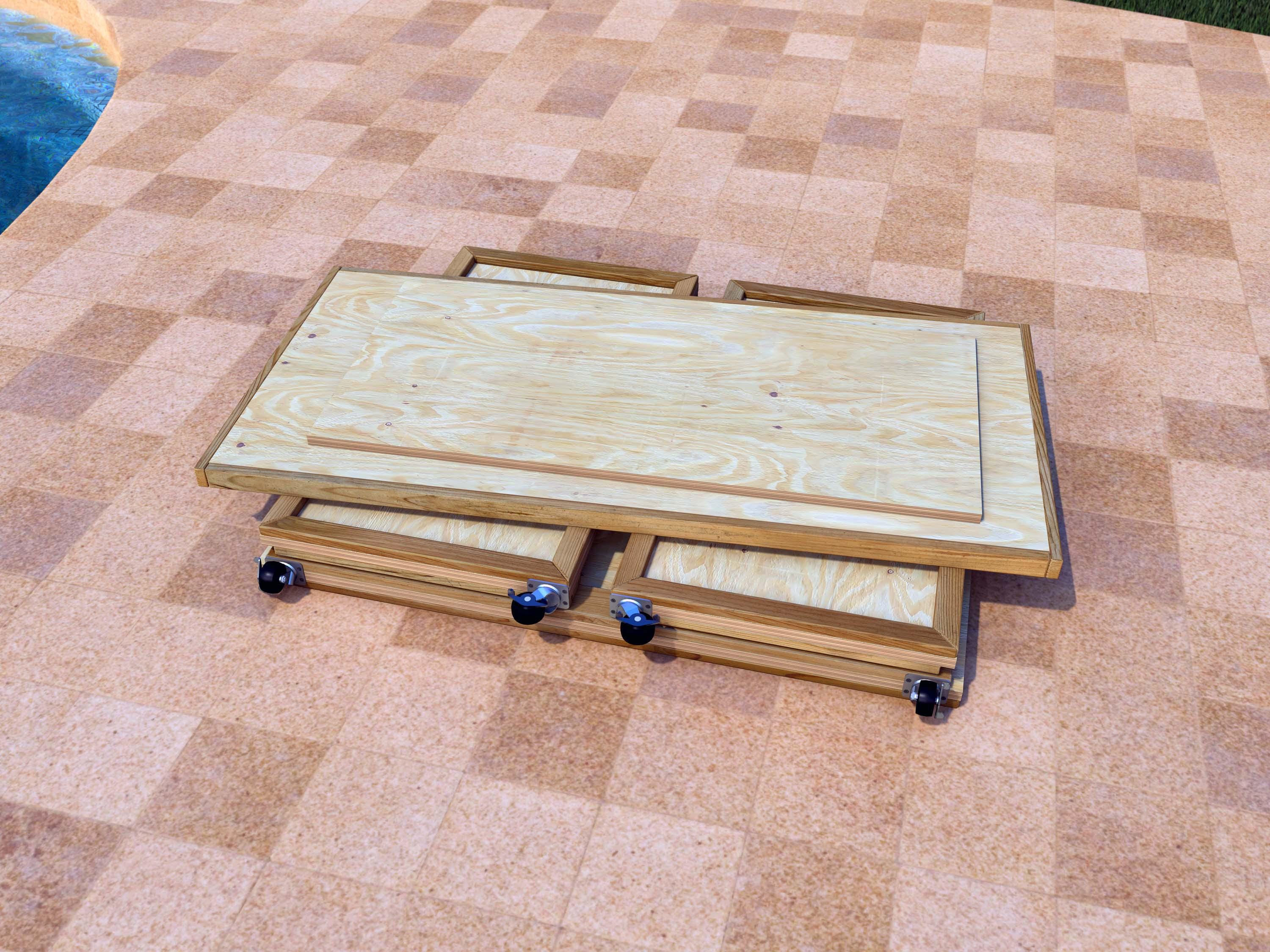 DIY PDF Folding Bar, Collapsible Bar, Portable Bar, Foldable Bar Plan ...