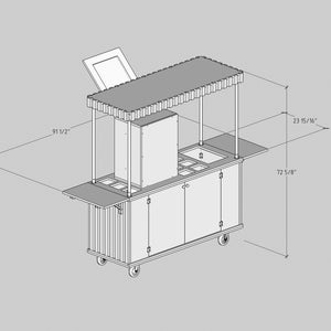 DIY PDF Collapsible Boba (bubble Tea) Cart Plans – Build a Professional ...