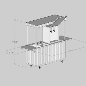 DIY PDF Collapsible Boba (bubble Tea) Cart Plans – Build a Professional ...