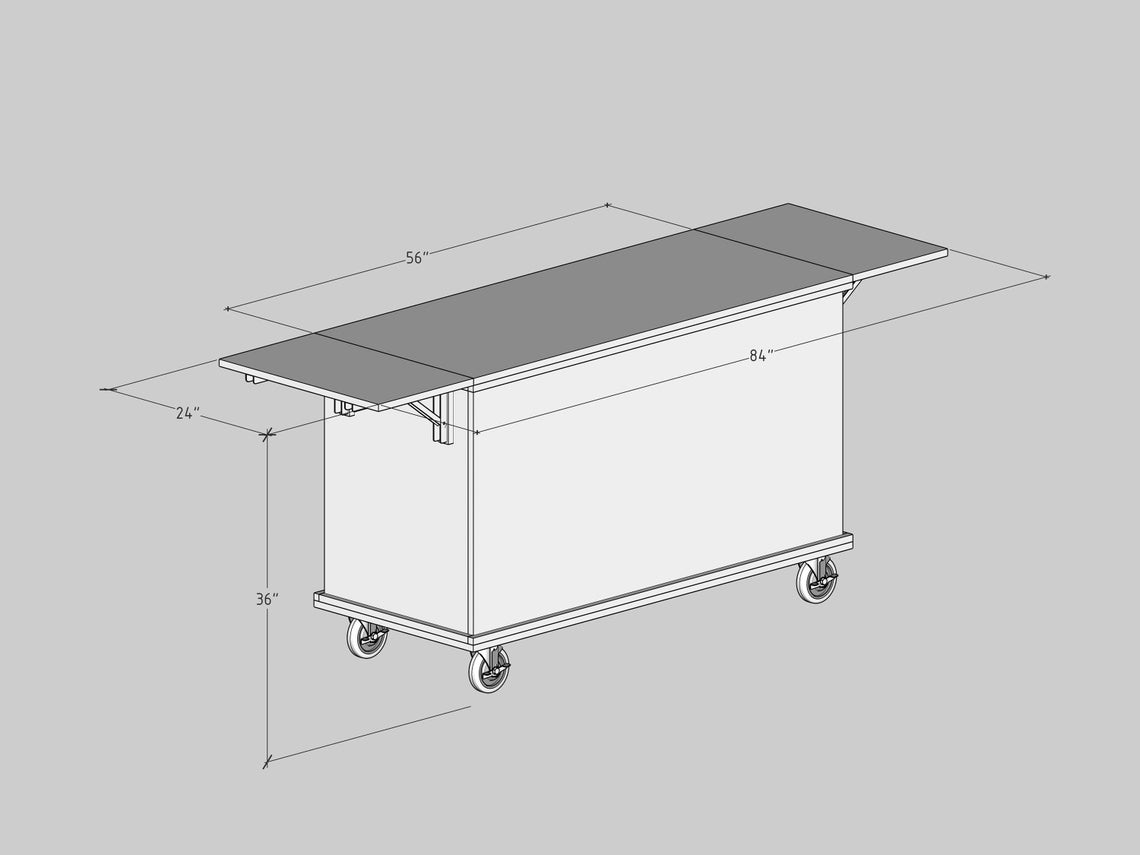 DIY PDF Collapsible Coffee Cart Plans – Create Your Own Mobile Coffee ...