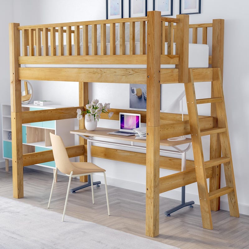 Bed Frame Plans Loft Twin - Etsy