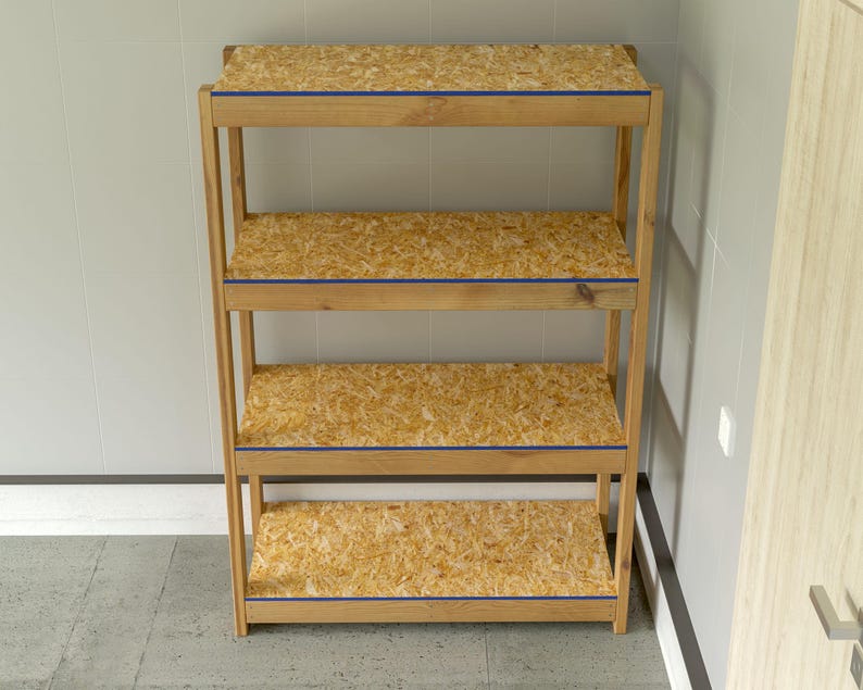DIY PDF 2x4 Garage Shelf Plans – Build Sturdy and Affordable Storage ...