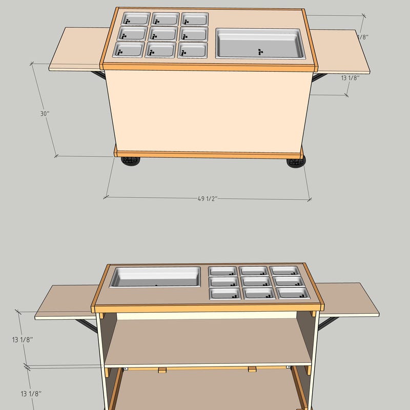 Pancake Folding Cart - Etsy