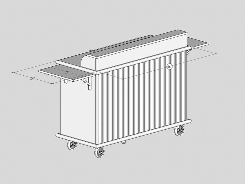 DIY PDF Collapsible Coffee Cart Plans – Build a Portable and ...