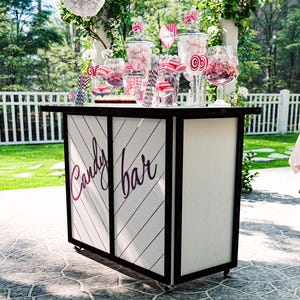 DIY PDF Collapsible Bar Plan, Candy Bar, Folding Bar, Wedding Bar ...