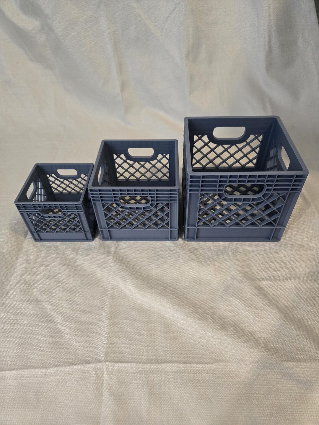 Milk Crate Organizer Bin 3 Sizes - Etsy