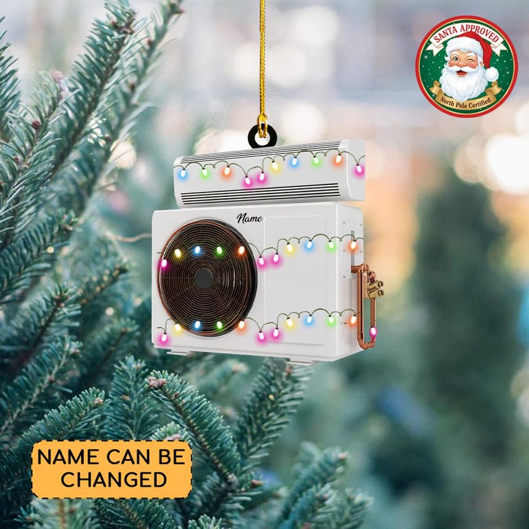 Personalized Air Conditioner Christmas Ornament, Air Conditioner ...