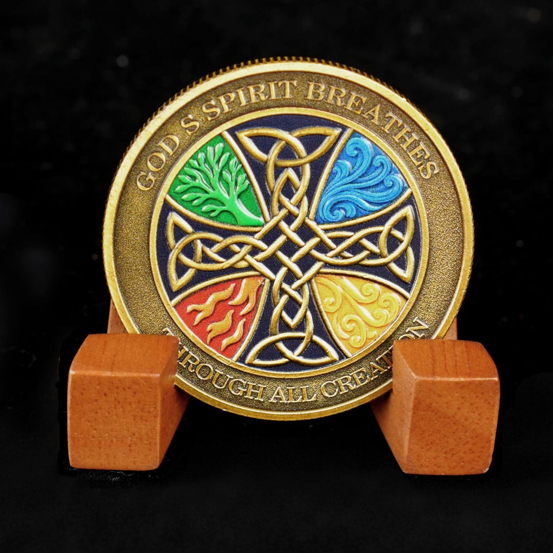 Celtic Blessing Coin, the Circle of Life Religious Prayer Challenge ...