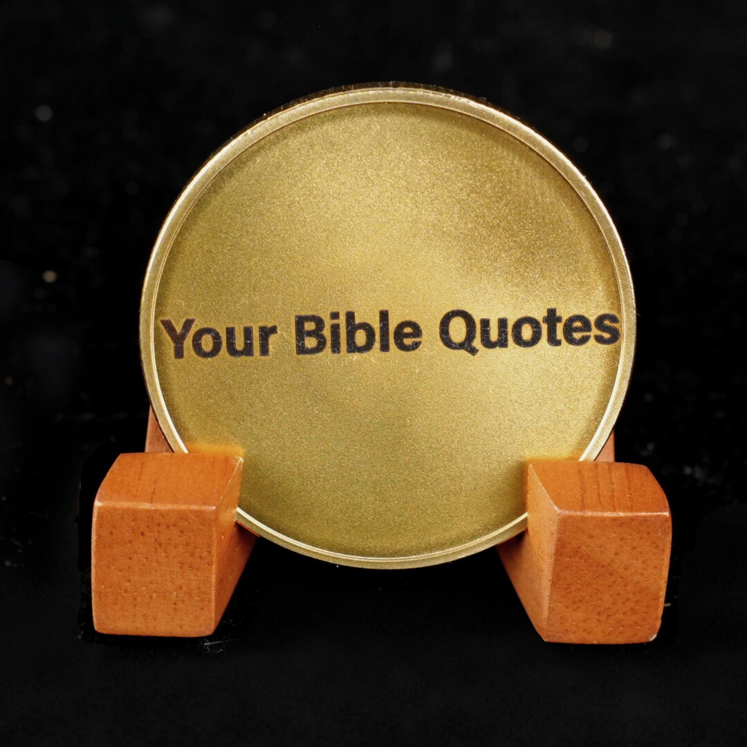 Personalized Bible Verse Coin With Engraved Name, Religious Gifts - Etsy