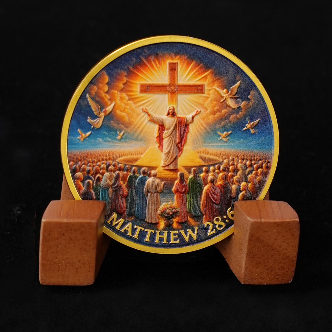 Christian Bible Verses Commemorative Coin With Matthew 28:6 ...