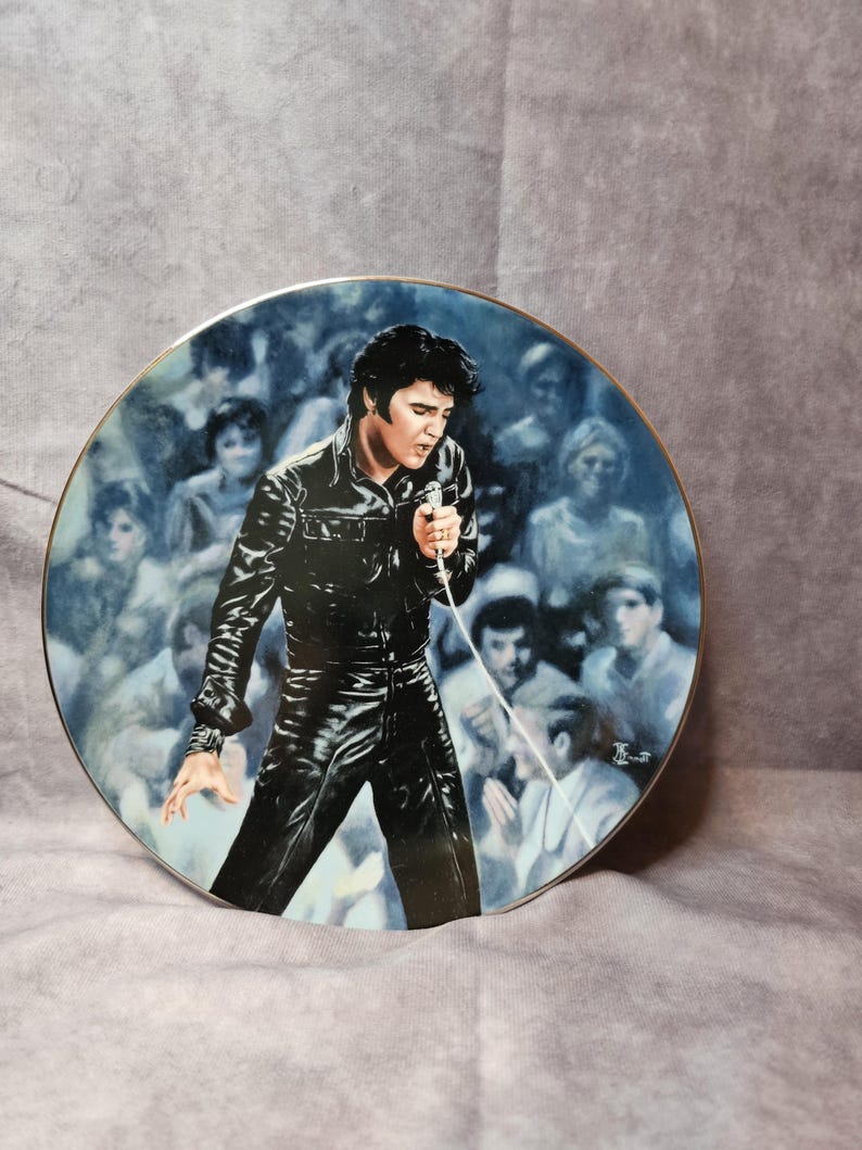 Elvis Presley " 68 Comeback Special " Delphi Collectable Plate - Etsy