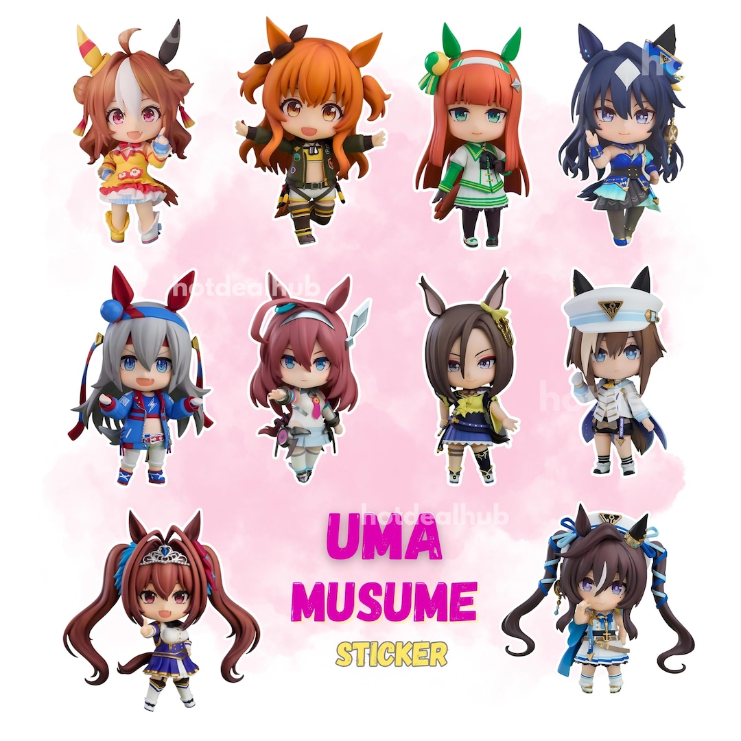 Uma Musume Pretty Derby 10 Stickers, Uma Musume Series 2 Stickers, Uma ...