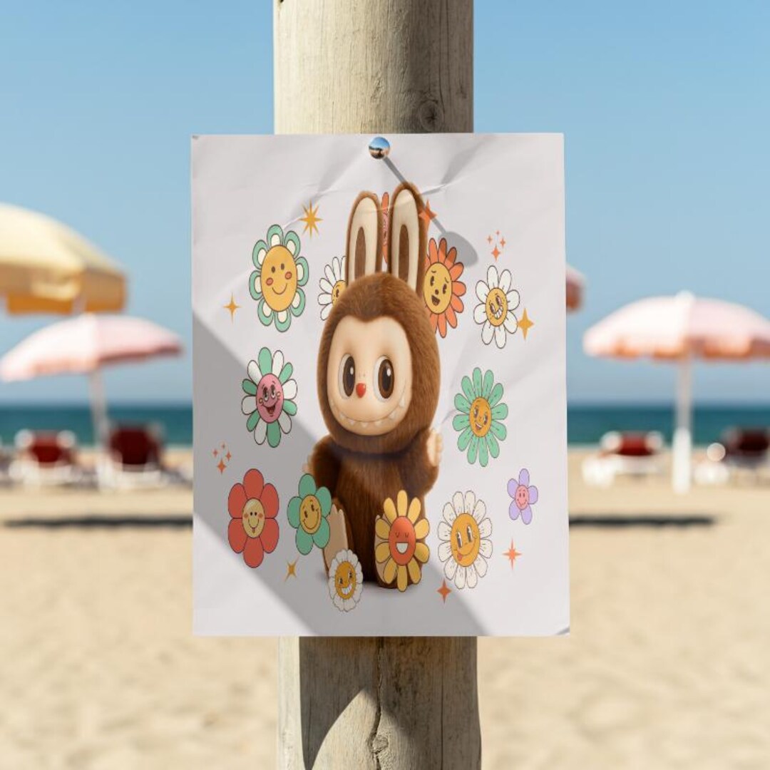 Cute Labubu - SVG PNG | Kawaii Groovy Digital Download | Retro Daisy ...