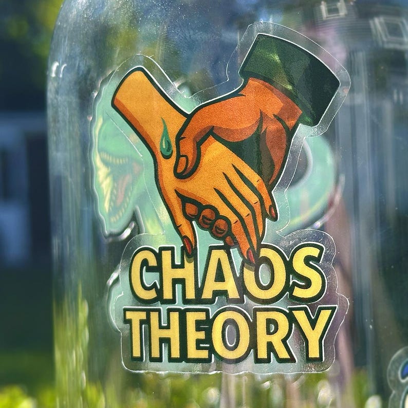 Chaos Theory Transparent Waterproof Sticker- Embryo Cold Storage ...