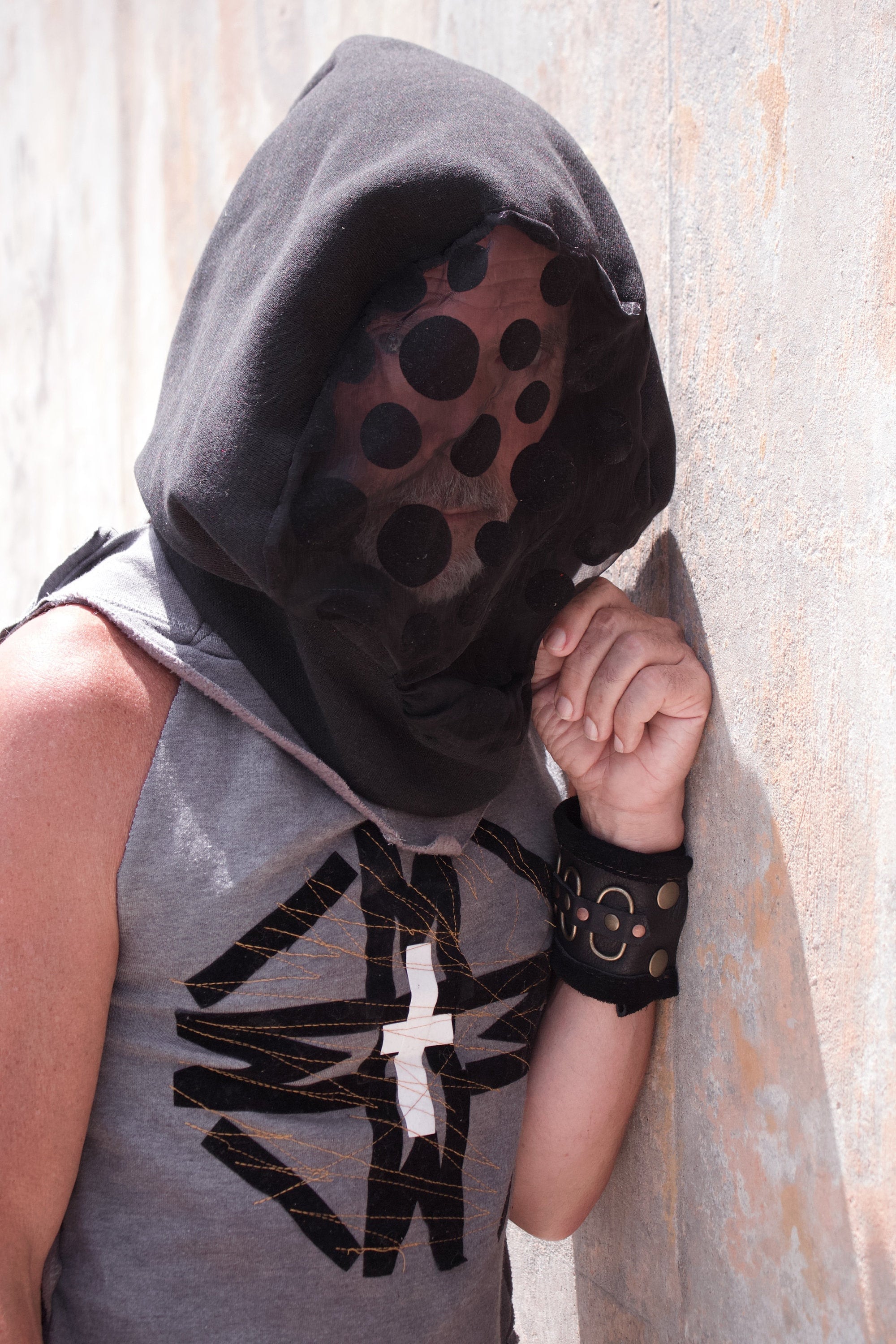 RP Masked Hood LARP Hood Black Hooded Cowl Fantasy Hood | Etsy