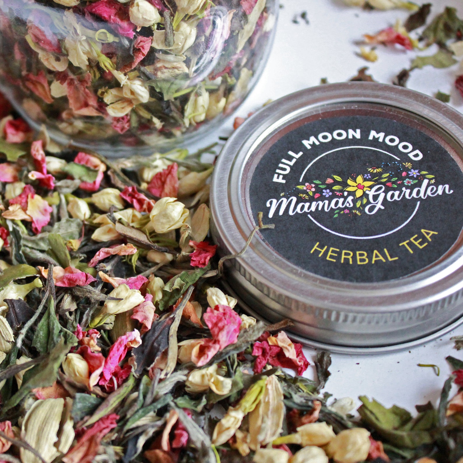 Full Moon Mood Herbal Tea Blend Loose Leaf Full Moon Tea | Etsy