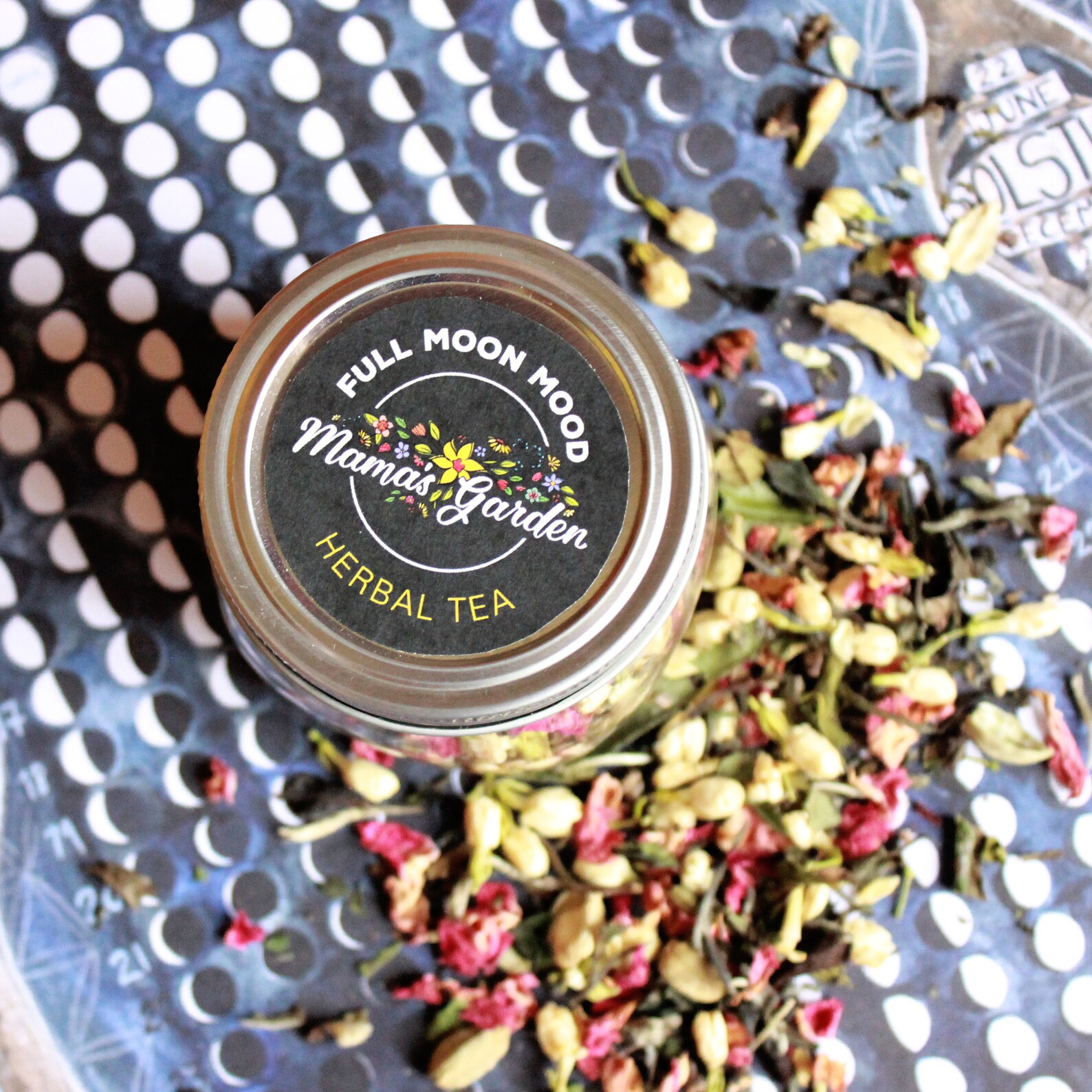 Full Moon Mood Herbal Tea Blend Loose Leaf Full Moon Tea | Etsy