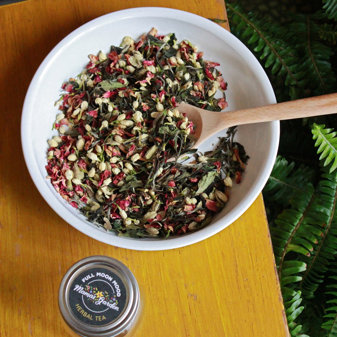 Full Moon Mood Herbal Tea Blend Loose Leaf Full Moon Tea | Etsy