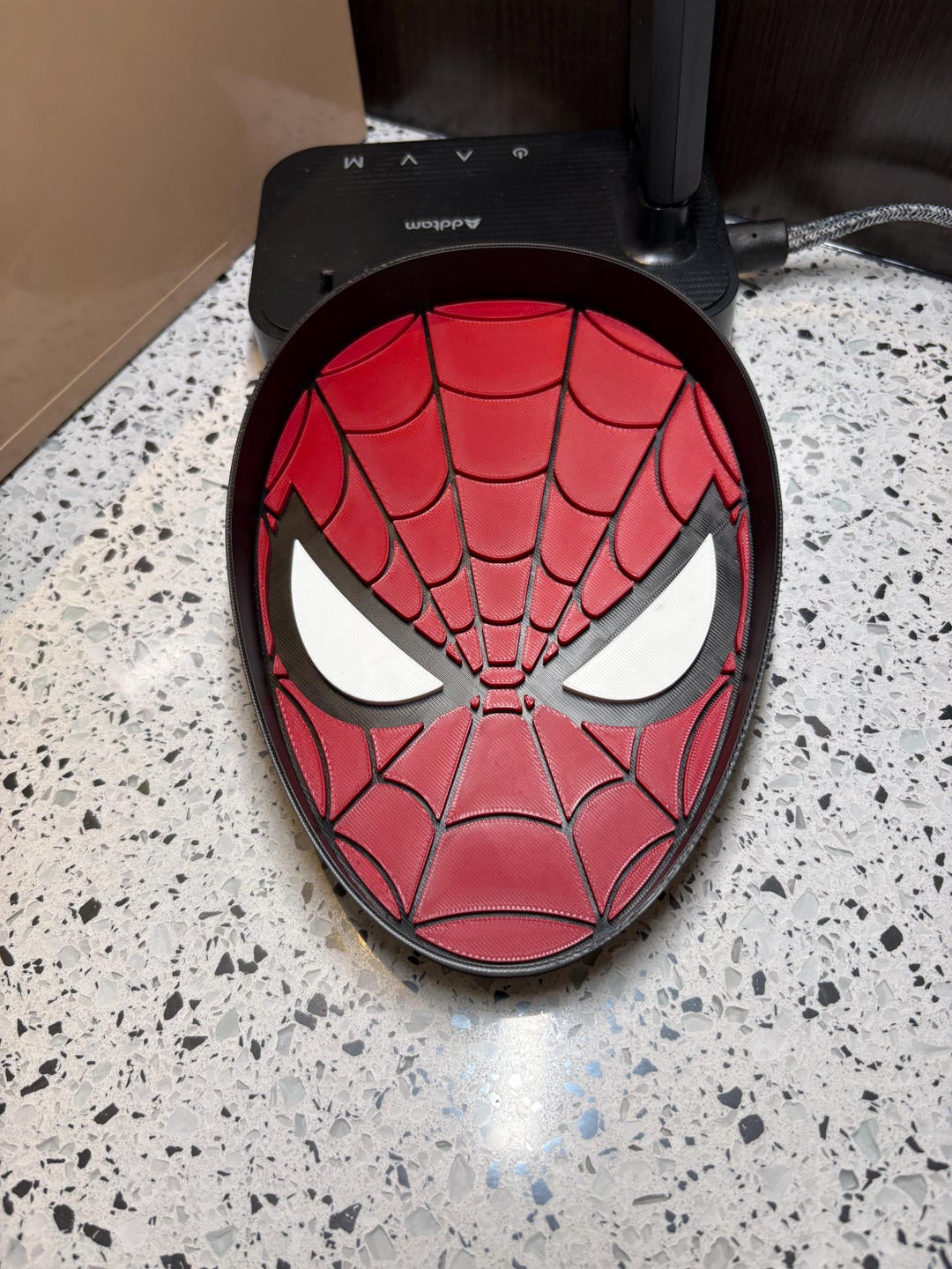 3D Printed Web Slinger Tray - Modern Jewelry Holder, Desk Organizer ...