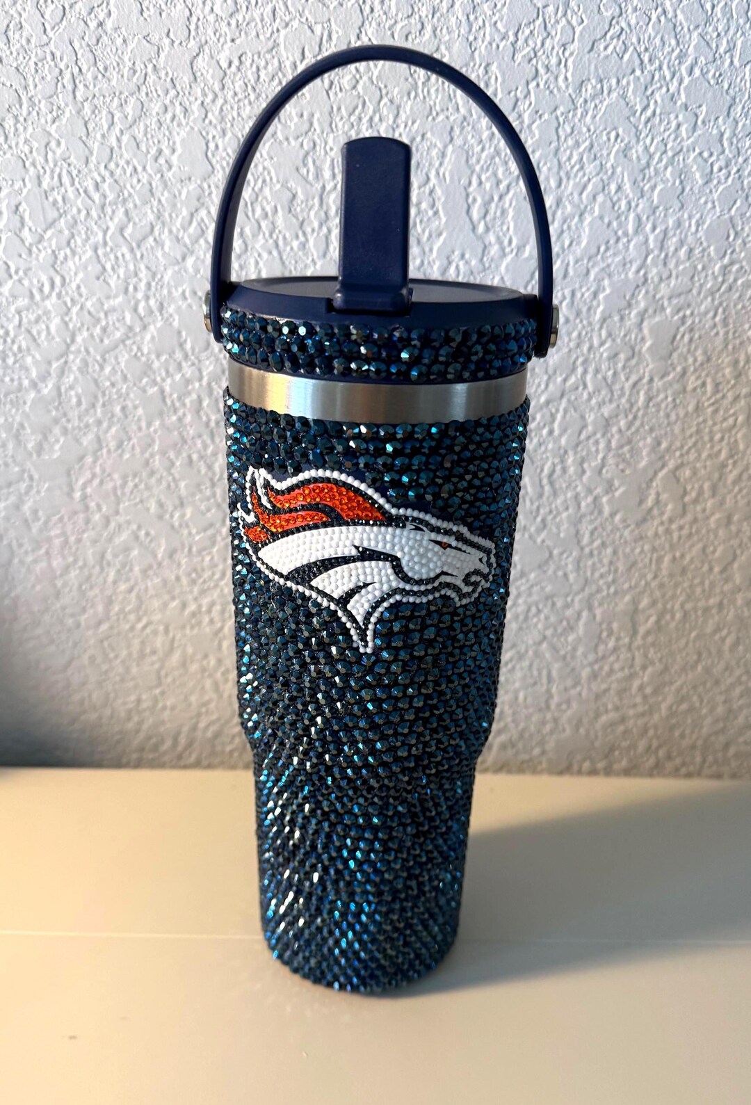 NFL and NHL Bling Tumblers - Etsy