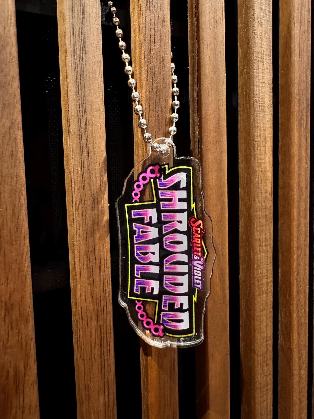 Pokémon TCG S&V Shrouded Fable Binder Sleutelhanger - Etsy