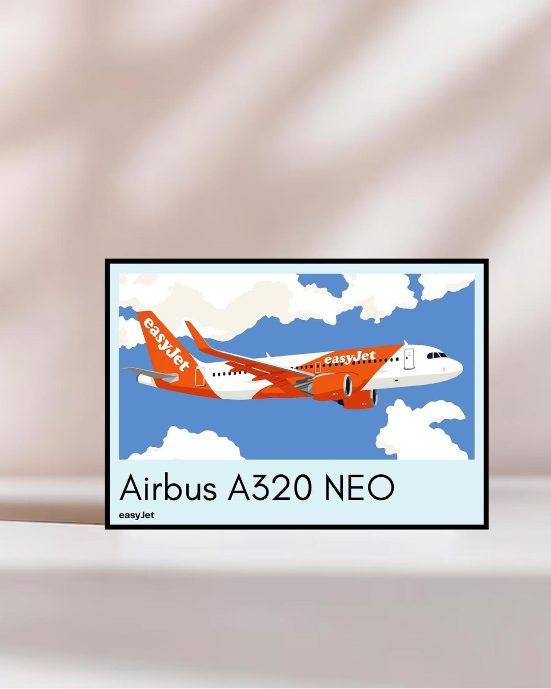 Airbus A320 NEO Easyjet Poster – Digital Download Plane Art, Modern ...