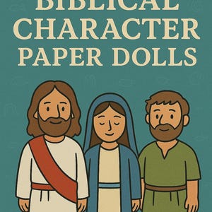 Great Series of Paperdolls of Characters From Bible. Jesus, Maria ...