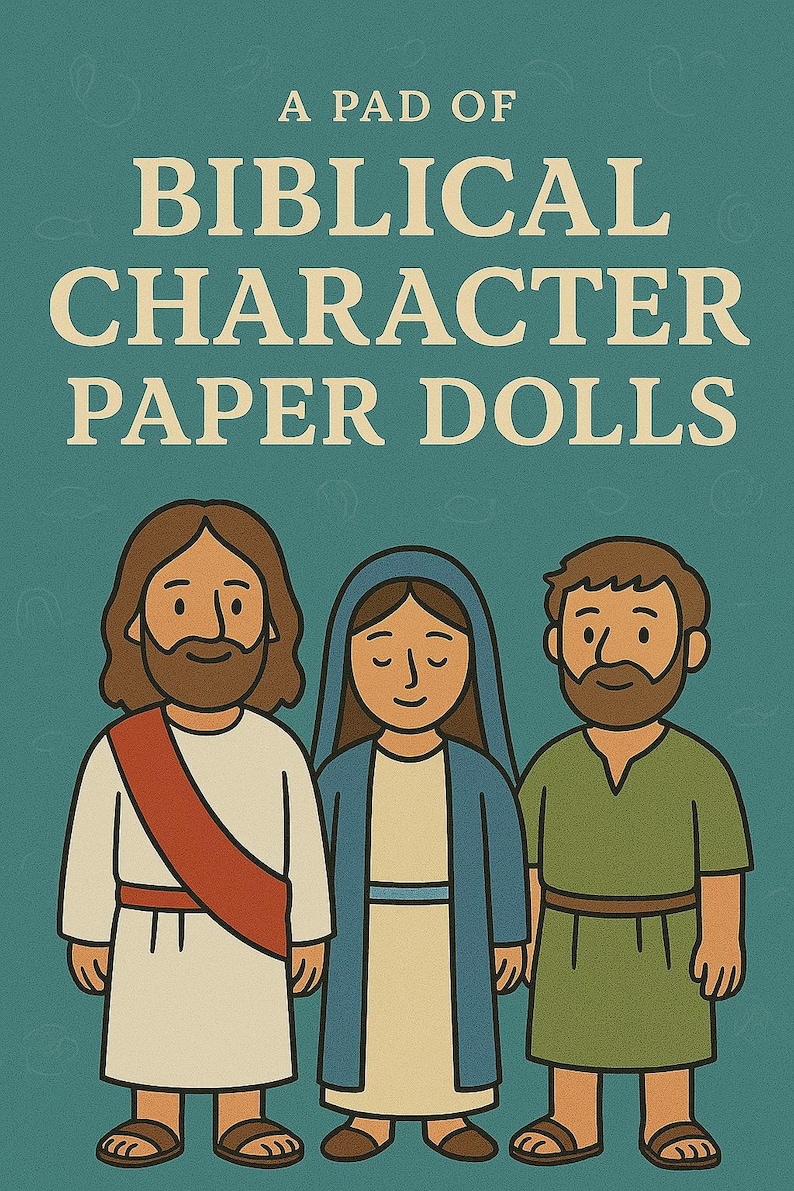 Great Series of Paperdolls of Characters From Bible. Jesus, Maria ...