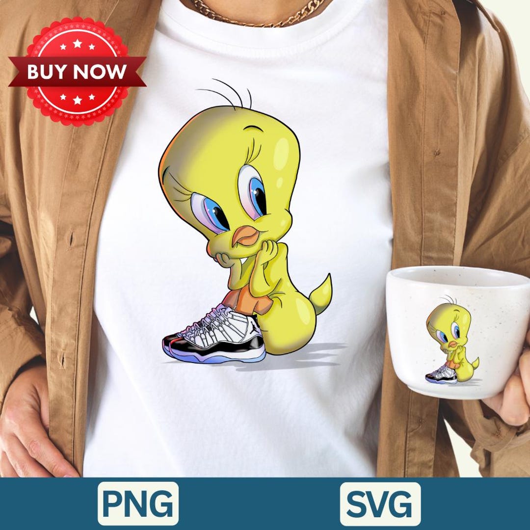 Tweetybird PNG, Tweety Bird Art, Printable File, Funny Bird Clipart ...