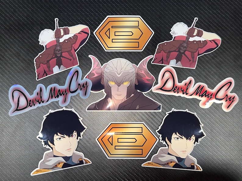 DMC Video Game Logo - Devil May Cry - Anime Stickers - Etsy