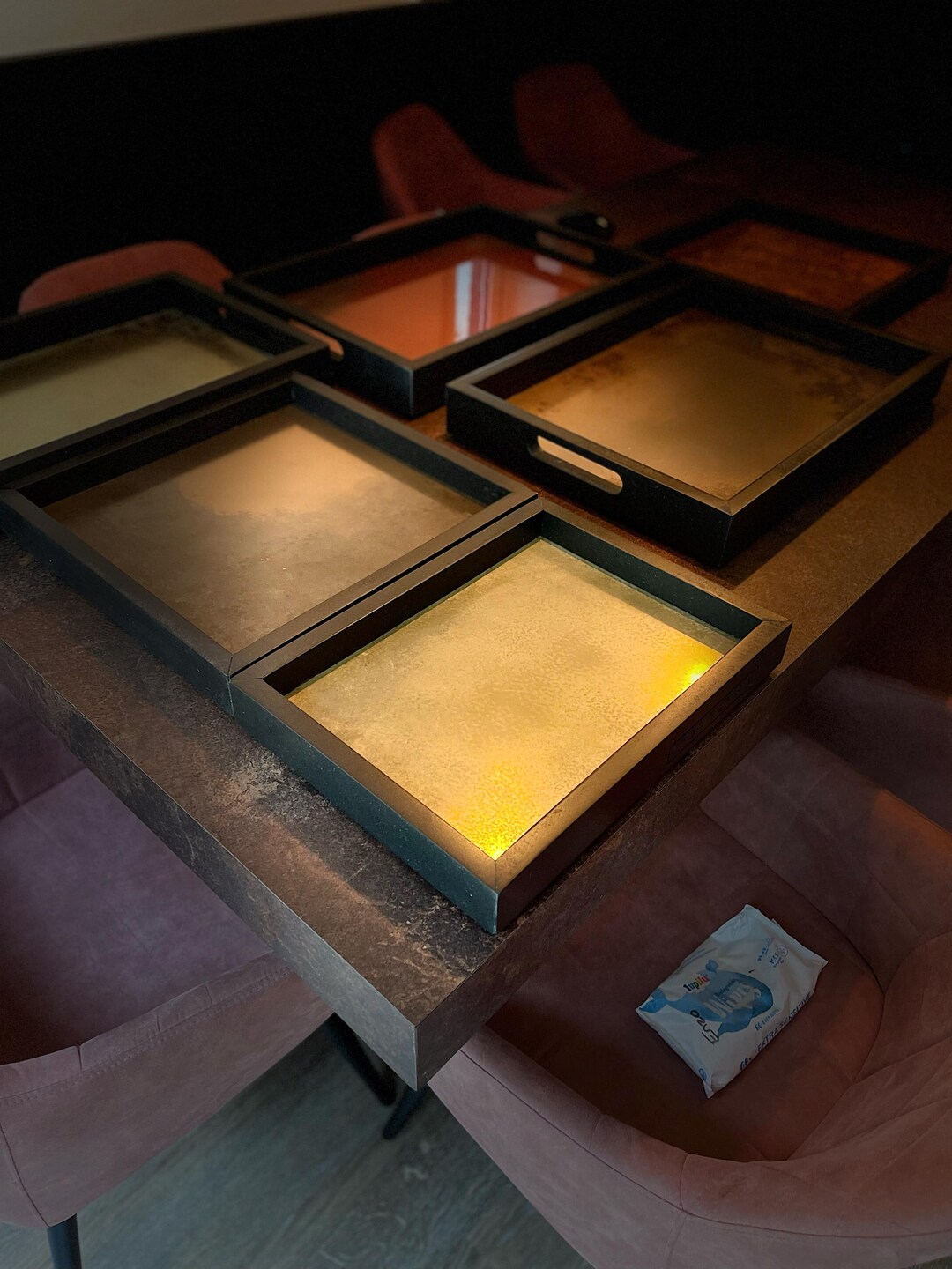 Liquid Metal Serving Trays - Etsy