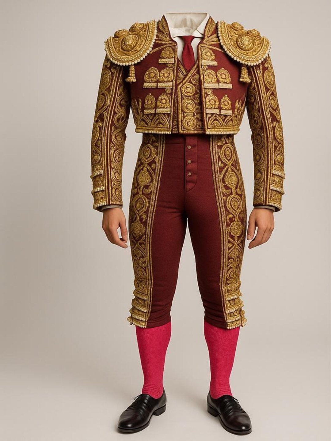 Gold Embroidered Matador Suit: 3PC Spanish Bullfighting Attire - Etsy