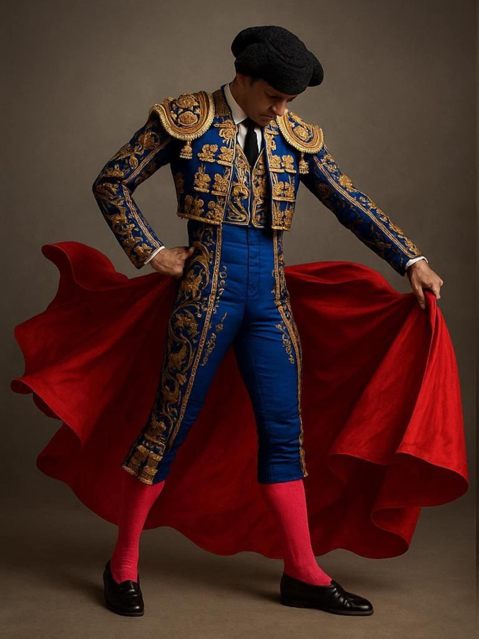 Embroidered Matador Suit: Gold Bullfighting Attire, Spanish Wedding - Etsy