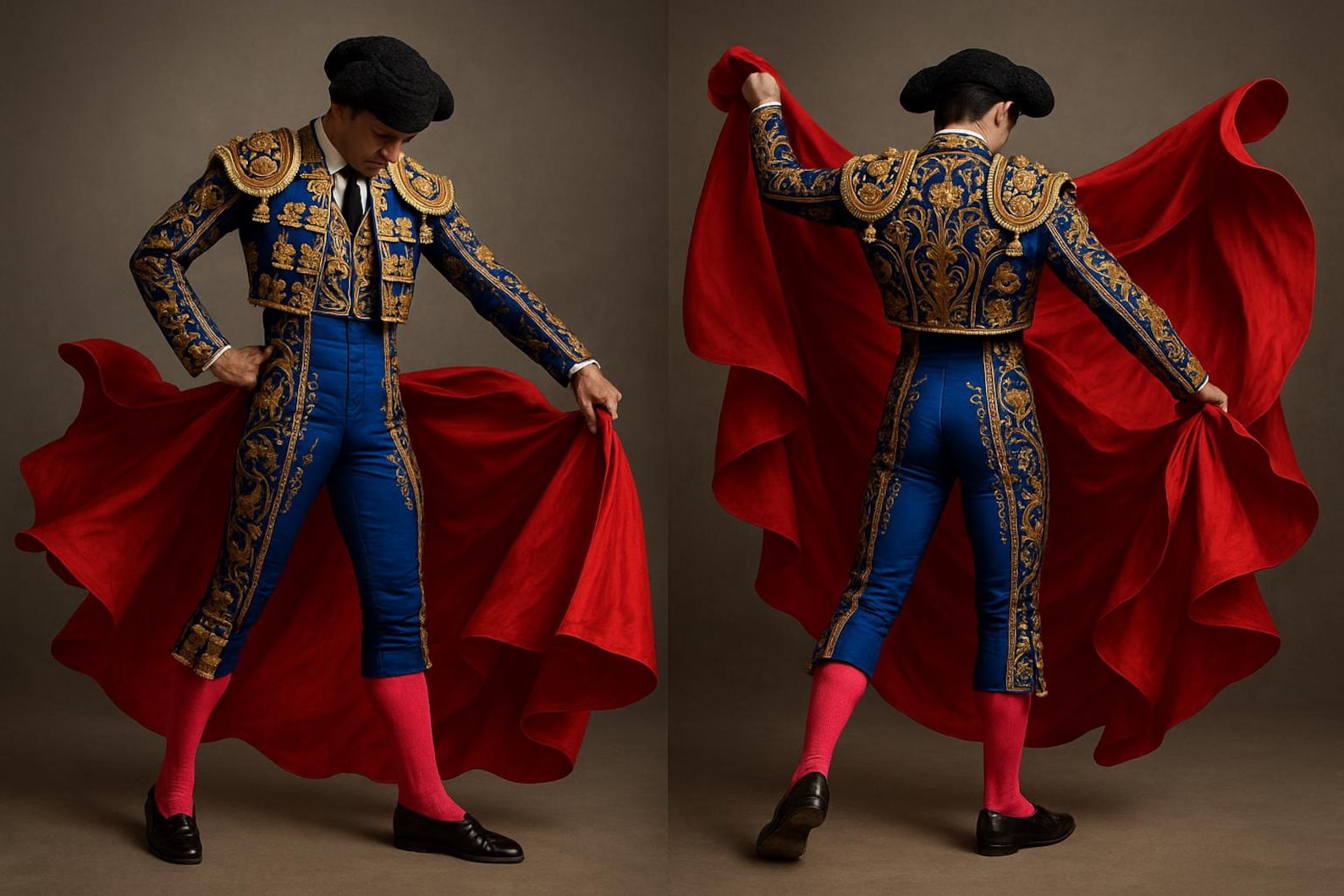 Embroidered Matador Suit: Gold Bullfighting Attire, Spanish Wedding - Etsy